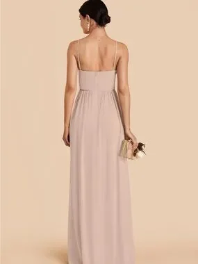 Birdy Grey | Dresses | Birdy Grey Strapless Blushtaupe Offshoulder Maxi ...